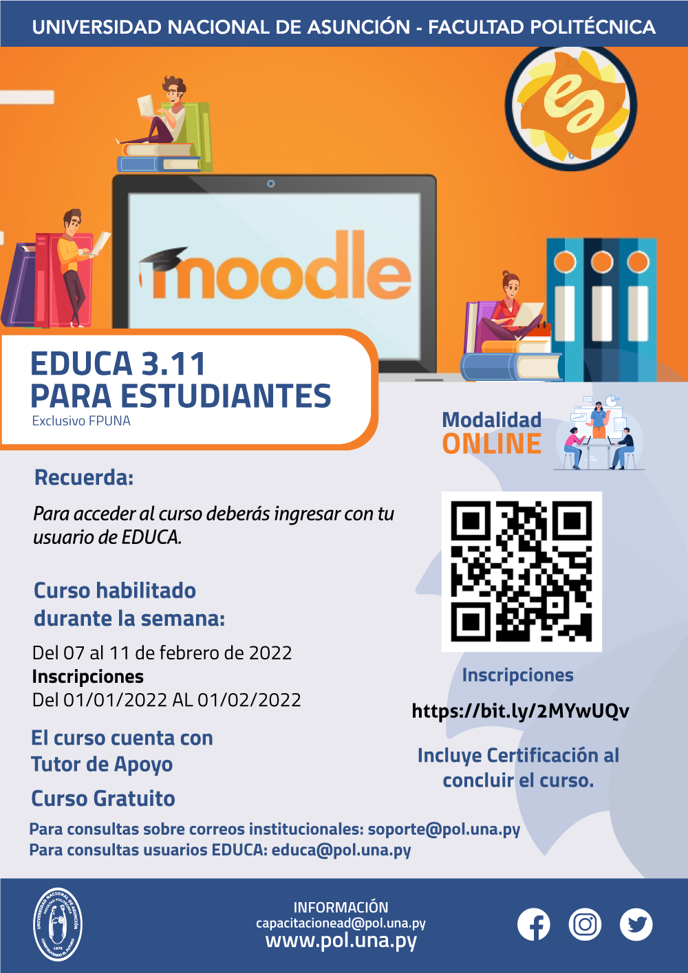 Apoyo Estudiantil – Plataformas – EDUCA